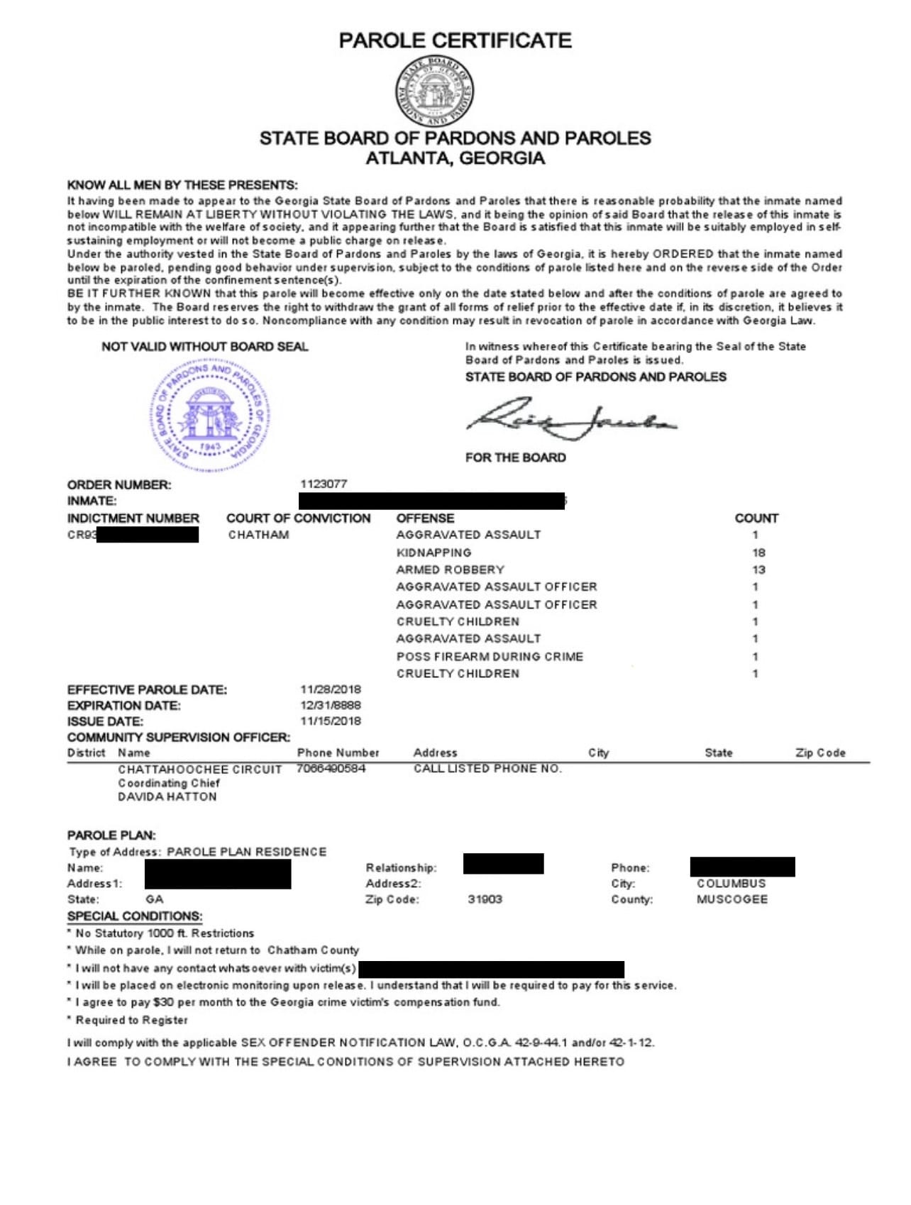 How to Create a Parole Packet in Georgia Successfully - Georgia ...